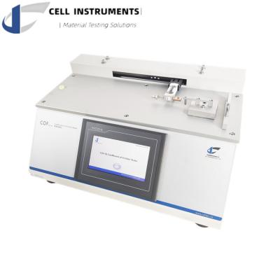 China COF-01 Coefficient of Friction Tester ISO 8295 ASTM D1894 Plastic Film Packaging Paper 5N Load Cell for sale