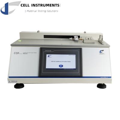 China Coating Friction Test Machine Coefficient of Friction Tester ISO 8295 100mm/min for Package Printing Surface Foil for sale