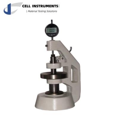 China Constant Pressure Thickness Testing Gauge Meter For Paper Packaging Material Cheap Manual Advance for sale