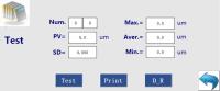 China Plastic Film Thickness Tester Contacting Method Benchtop Thickness Tester for sale