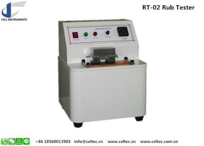 China Rub Resistance Tester for Printed Paper Board Ink Coated Surface Scuff Tester 230mm 43cpm for sale