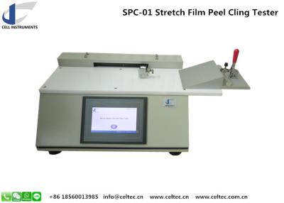 China SPC-01 Stretch Film Peel Cling Tester ASTM D5458 5N 125mm/min for sale