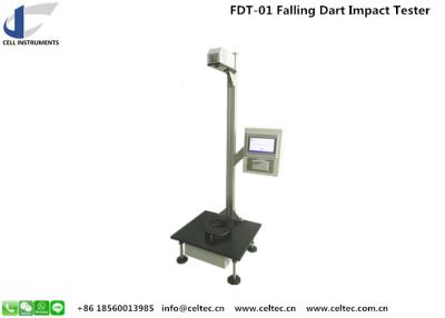 China ASTM D1709 Free-Falling Dart Impact Tester 660mm Height 38mm Dart Impact Resistance Test for sale
