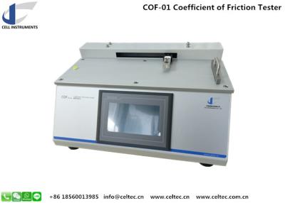 China Material Friction Tester Static Kinetic COF ASTM D1894 ISO 8295 5N Load Cell 200g Sled for sale