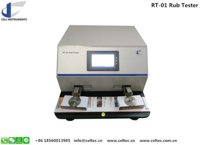 China ASTM D5264 TAPPI T830 Rub Tester Abrasion Resistance Tester 110-220V 20-120 CPM for sale