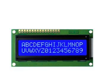 China Character LCD Module Display 80.0x36.0x14.5 Outline With Yellow Green LED Backlight for sale