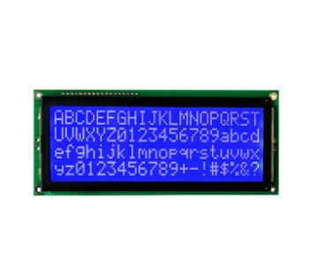 China 20×4 Character Dot Matrix LCM 146.0x55.0x13.5 Outline With Yellow Green LED Back Light for sale