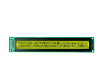 China STN Yellow Green Character Tft Lcd Display Module SPLC780D Controller Type 5V Powered for sale