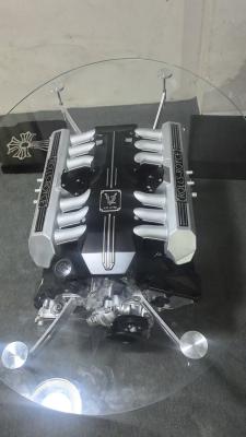 China Rolls Royce Phantom V12 engine coffee table cannot be installed for use in vehicles. Suitable for coffee table decoration, office personal collection 11002155471 2155476 2154478 2154765 11617509485 for sale
