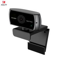 China Full HD 1080p Webcams Wide Angle Auto Focus Web Camera With Microphone for sale
