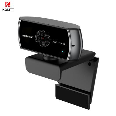China Full HD 1080p Webcams Wide Angle Auto Focus Web Camera With Microphone for sale