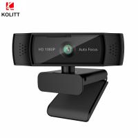 China Full HD Desktop Computer Cameras Wide Angle Webcam With Microphone for sale