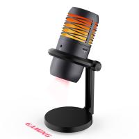 China 92khz 24bit Studio Cardioid Condenser Microphone with RGB Lighting for sale