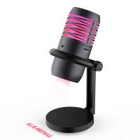China Coolest Gaming Microphone PC Mic with 3.5mm Jack/Mute Button for Live Streaming for sale