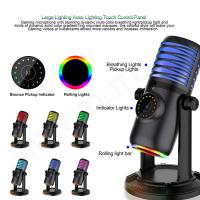 China RGB Gaming Mic 48Khz Podcast Studio Microphone For Streaming for sale