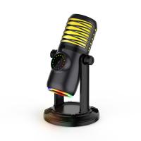 China Streaming Podcast Condenser Mic USB RGB Gaming Microphone for Laptop PC PS4 PS5 for sale