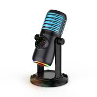 China RGB USB Condenser Gaming Microphone For PC Laptop Phone Computer for sale