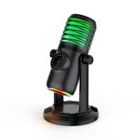 China RGB USB Condenser Gaming Microphone For PC Laptop Phone Computer for sale