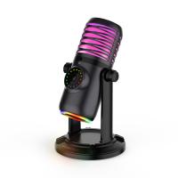 China RGB USB Condenser Gaming Microphone For PC Laptop Phone Computer for sale
