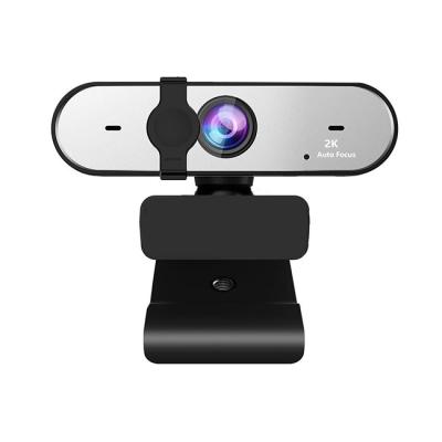 China 4MP Zoomable USB Camera , 2K Full HD Webcam With Privacy Cover for sale