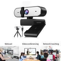 China 4MP Zoomable USB Camera , 2K Full HD Webcam With Privacy Cover for sale
