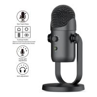 China Streaming Condenser Mic , 48Khz USB Desktop Podcast Recording Microphone for sale