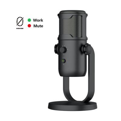 China Studio Recording USB Condenser Microphone With Wide Dynamic Range for sale