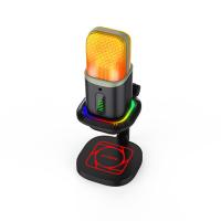 China Non Slip USB Condenser Microphone 192khz 24bit For Podcasting / Gaming for sale