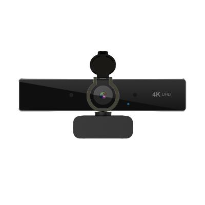 China Black Color 4K Resolution Webcam , 90 Degree Viewing Angle Wide Angle Web Camera for sale