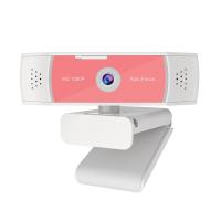 China 1944P FHD 1080P Video Camera Light Frequency 50 / 60Hz Pink Color Webcam for sale