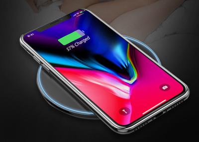 China LED Light 10W Alu Qi Standard Wireless Charging Pad for sale
