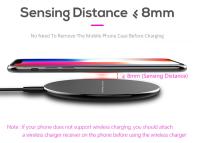 China 1.1A Fast Alu 7.5w QI Standard Wireless Charging Pad for sale