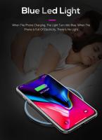 China 1.1A Fast Alu 7.5w QI Standard Wireless Charging Pad for sale
