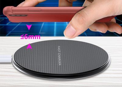 China Aluminium Samsung 5W QI Standard Wireless Charging Pad for sale