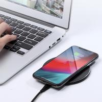 China Aluminium Samsung 5W QI Standard Wireless Charging Pad for sale
