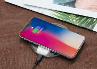 China Custom Logo OEM 5W QI Standard Wireless Charging Pad for sale
