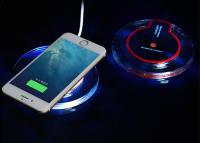 China Custom Logo OEM 5W QI Standard Wireless Charging Pad for sale