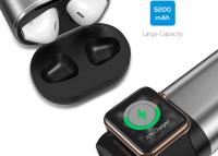 China 3 In 1 2100mA MAX 2.5W QI Standard Wireless Charging Pad for sale
