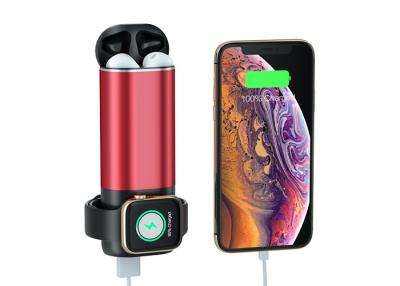 China 3 In 1 2100mA MAX 2.5W QI Standard Wireless Charging Pad for sale