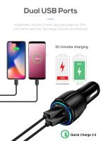 China USB C USB A 18W Max ABS QC3.0 Power Adapter for sale