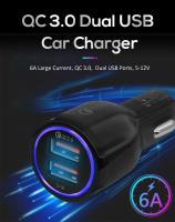 China 2 USB Ports 3Amp 24V Max Wall Charger QC 3.0 Power Adapter for sale