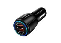 China Aluminum alloy 6A 18W Dual USB Ports QC 3.0 Car Charger for sale