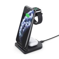 China 15W 3in1 Wireless Charging Station For Iphone And Apple Watch for sale