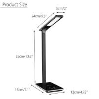 China Eye Protection Folding 5W LED QI Wireless Charging Lamp for sale