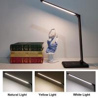 China Aluminium 10W 5 Brightness Table Lamp With Wireless Charger for sale