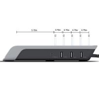 China 5 In 1 45W Type C USB QC QI Wireless Charging Station for sale