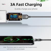 China 180 Degree Qi Standard USB C Magnetic 3 In 1 Charging Cable for sale