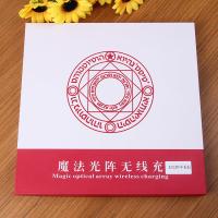 China Magic Circle ABS 10W QI Wireless Charging Pad for sale