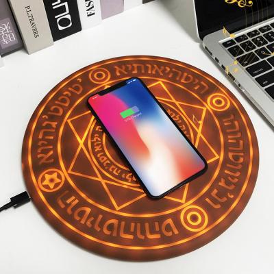 China Magic Array ABS 10W QI Wireless Charging Pad for sale