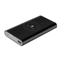 China 5W QI Standard Wireless 10000mAH Dual USB Power Bank for sale